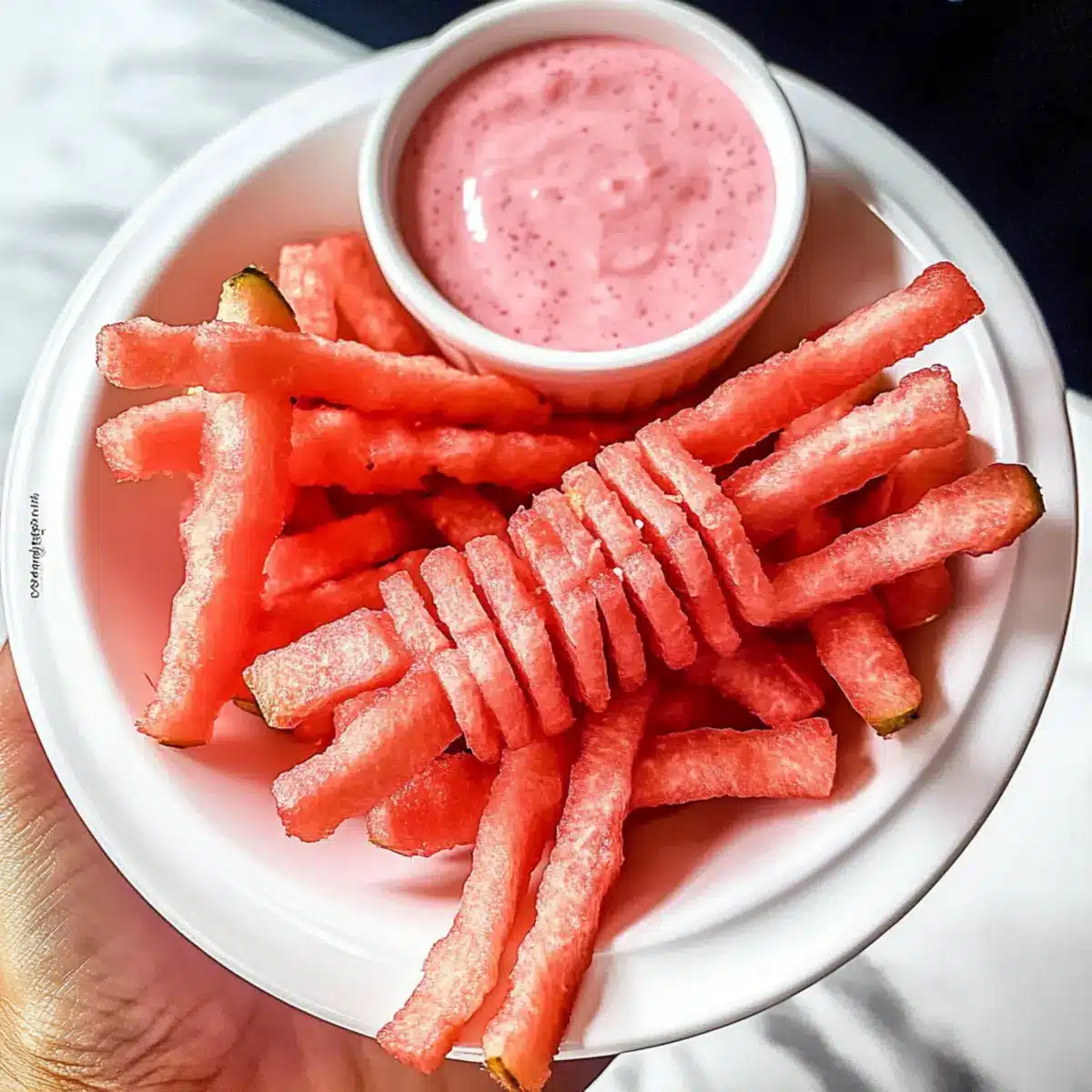 Delicious Healthy Watermelon Fries for Summer Snacking